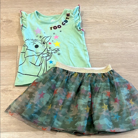 Star Wars | Matching Sets | 3t Star Wars Green Matching Set | Poshmark